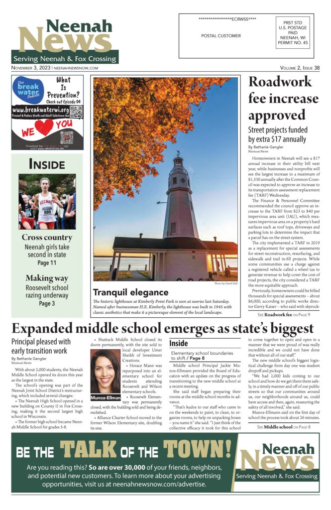 November 3, 2023 Neenah News - Neenah News